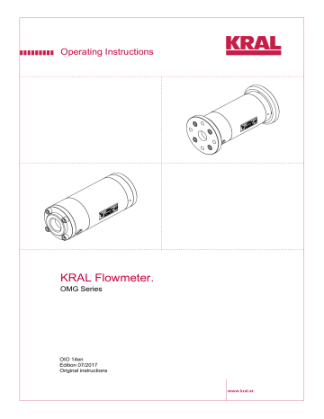 KRAL Volumeter OMG 68 Operating Instructions Manual | Manualzz