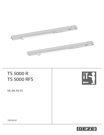 GEZE TS 5000 R ECline, TS 5000 R/0 ECline, TS 5000 R/0, TS 5000 RFS 3-6, TS 5000 R, TS 5000 RFS ...