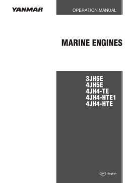 Yanmar 4JH4-HTE - Operation manual