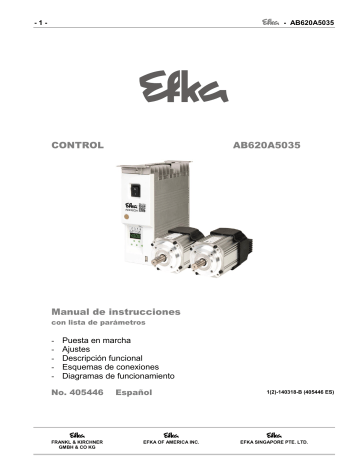 Efka AB620A5035 Manual de usuario | Manualzz