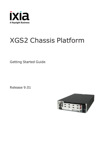 Keysight Ixia IxOS XGS2-HS Getting Started Manual | Manualzz