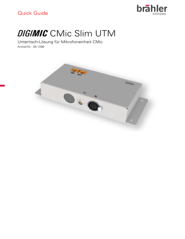 Brahler DIGIMIC CMic Slim UTM Kurzanleitung | Manualzz