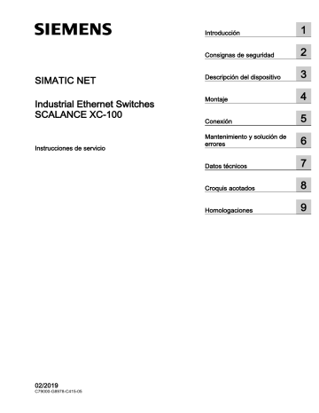 Siemens SCALANCE XC116 Manual de usuario | Manualzz