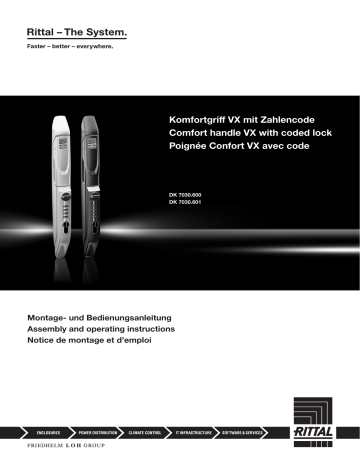 Rittal VX Assembly And Operating Instructions Manual | Manualzz