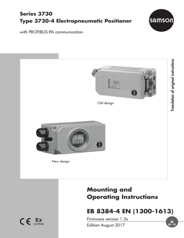 Samson 3730-4 Original Instructions Manual | Manualzz