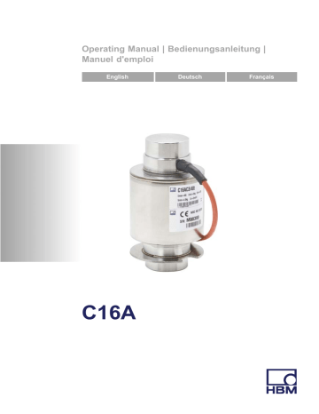 HBM C16A D1, C16A Series Operating Manual | Manualzz
