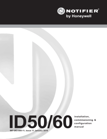 Honeywell Notifier ID60 Installation, Commissioning & Configuration ...