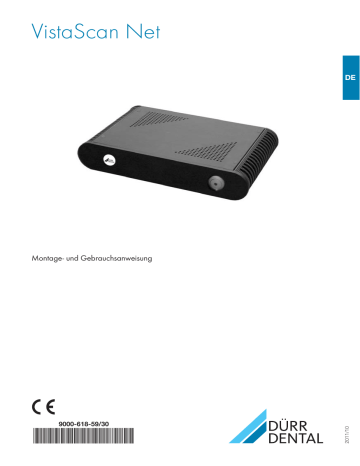 Durr Dental VistaScan Net Montage- Und Gebrauchsanweisung | Manualzz