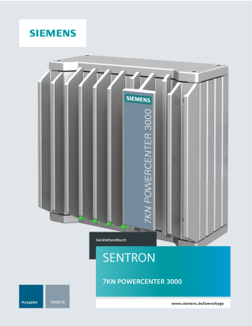 Siemens SENTRON 7KN POWERCENTER 3000 Gerätehandbuch | Manualzz