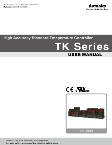 Autonics TK series, TK4H, TK4L, TK4N, TK4SP User Manual | Manualzz