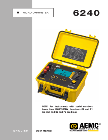 AEMC 6240 User Manual | Manualzz