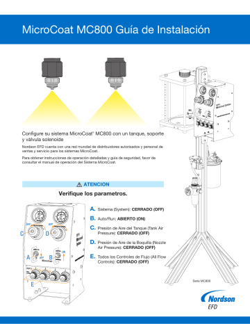 Nordson EFD MicroCoat MC800 Guía de instalación | Manualzz