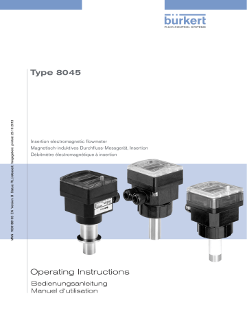 Burkert 8045 Operating Instructions Manual | Manualzz