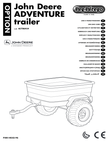 Peg-Perego ADVENTURE TRAILER Use And Care Manual | Manualzz