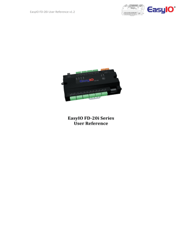 EasyIO FD-20i Series User Reference | Manualzz