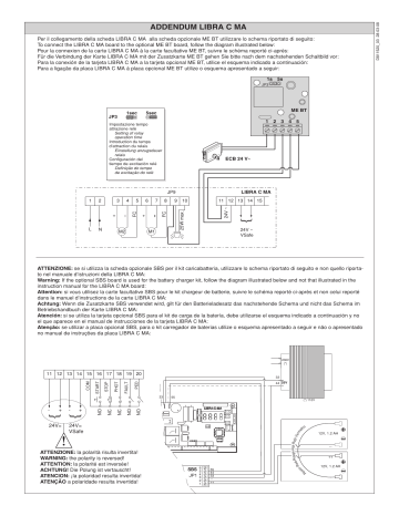 BFT LIBRA C MA Addendum | Manualzz