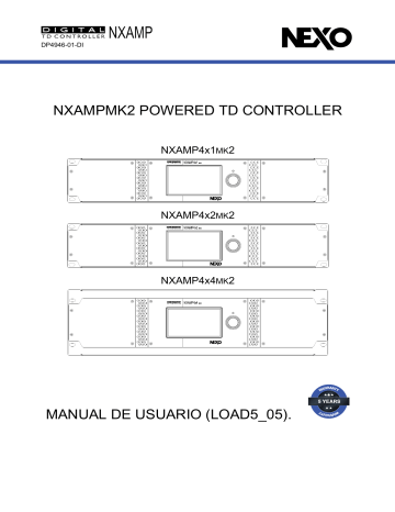 Nexo NXAMPMK2 Serie Manual de usuario | Manualzz