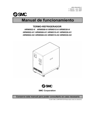 SMC HRW008-H1 Instrucciones de operación | Manualzz