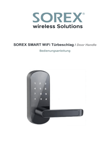Sorex SMART WiFi Türbeschlag Bedienungsanleitung | Manualzz