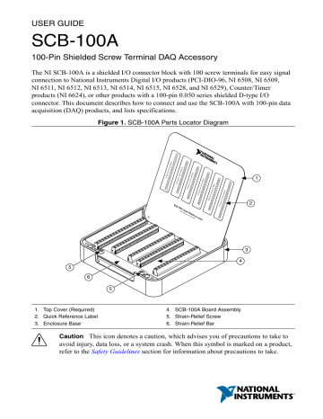 National Instruments SCB-100A User Manual | Manualzz