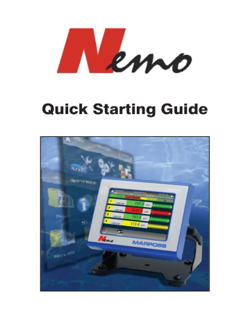 marposs Nemo Quick Starting Manual | Manualzz