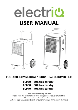 ElectrIQ ECD50 - User manual | manualzz.com