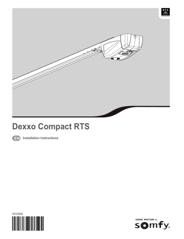 SOMFY Dexxo Compact RTS Installation Instructions Manual | Manualzz