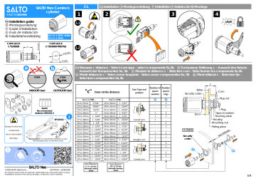 Salto Neo CL Series Installation Manual | Manualzz