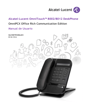 Alcatel-Lucent OmniTouch 8012 Manual de usuario | Manualzz