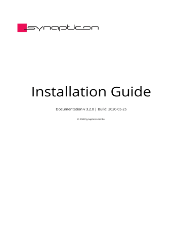 SYNAPTICON SOMANET Node 400 Installation Manual | Manualzz