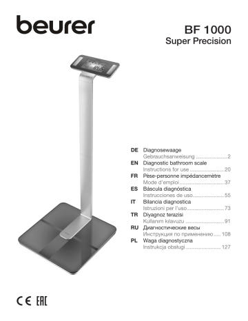 Beurer BF 1000 Super Precision Instrucciones De Uso | Manualzz