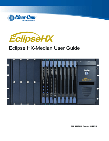 Clear-Com Eclipse HX series, Eclipse HX-Omega User Manual | Manualzz
