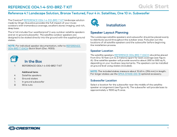 Crestron KIT Quick Start | Manualzz