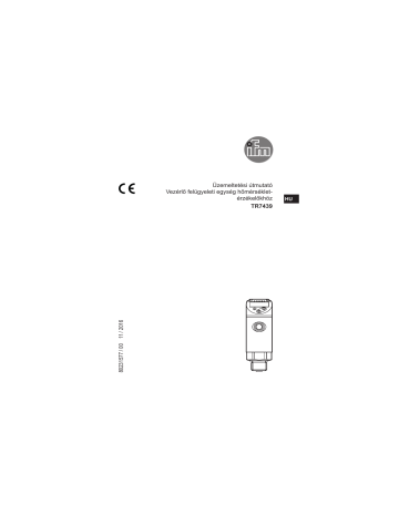 IFM TR7439 Evaluation unit Operating Instructions | Manualzz