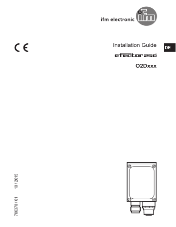 IFM O2D220 Object recognition sensor Installationsanleitung | Manualzz