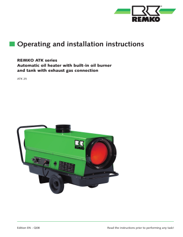 Remko ATK25 User Manual | Manualzz