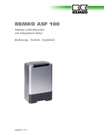 Remko ASF100 Benutzerhandbuch | Manualzz