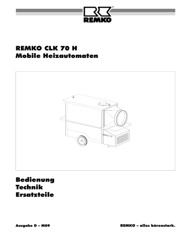 Remko CLK70-H Benutzerhandbuch | Manualzz