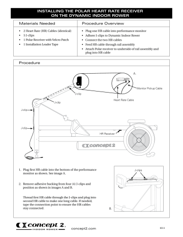 Concept2 Dynamic Quick Start Manual | Manualzz