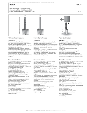 Bega 71 171 Smart Socket Instructions for use | Manualzz