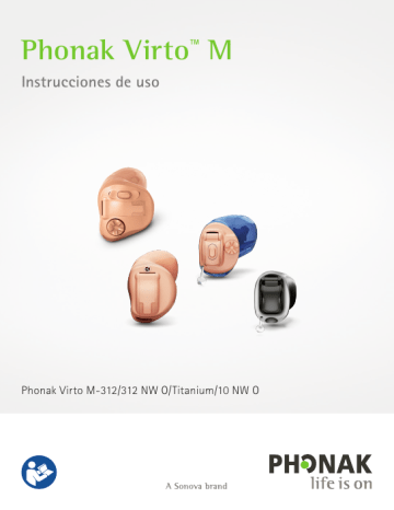 Phonak Virto M-312/312 NW O/Titanium/10 NW O Guía del usuario | Manualzz