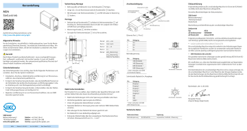 Siko AG24 Fieldbus/IE Actuator Quick Start Guide | Manualzz