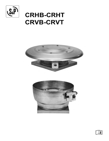 S&P CRVB-N/CRVT-N Series - Vertical discharge, CRHB-N/CRHT-N Series ...