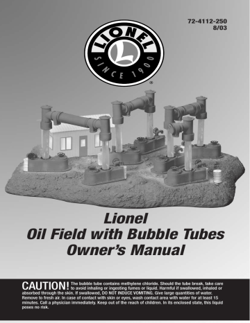 Lionel Oil Field Owner's Manual | Manualzz