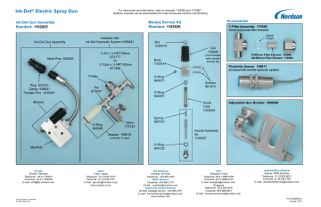 Nordson Ink-Dot Electric Spray Gun Owner's Manual | Manualzz