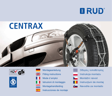 RUD CENTRAX Fitting Instructions Manual | Manualzz