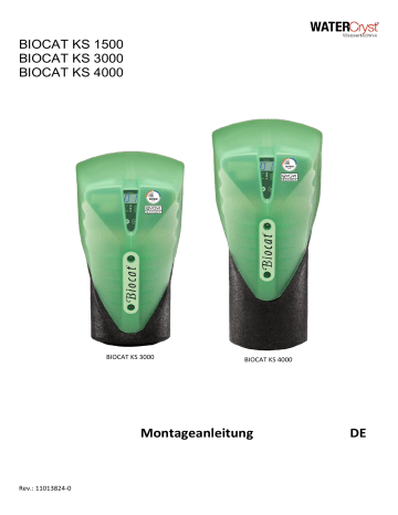 WATERcryst Biocat KS 1500, Biocat KS 4000 Montageanleitung | Manualzz