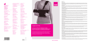 medi Arm fix, Shoulder fix Instructions For Use Manual | Manualzz