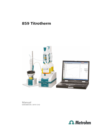Metrohm 859 Titrotherm Manual | Manualzz