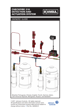 Ansul CHECKFIRE 210 Owner's Manual | Manualzz